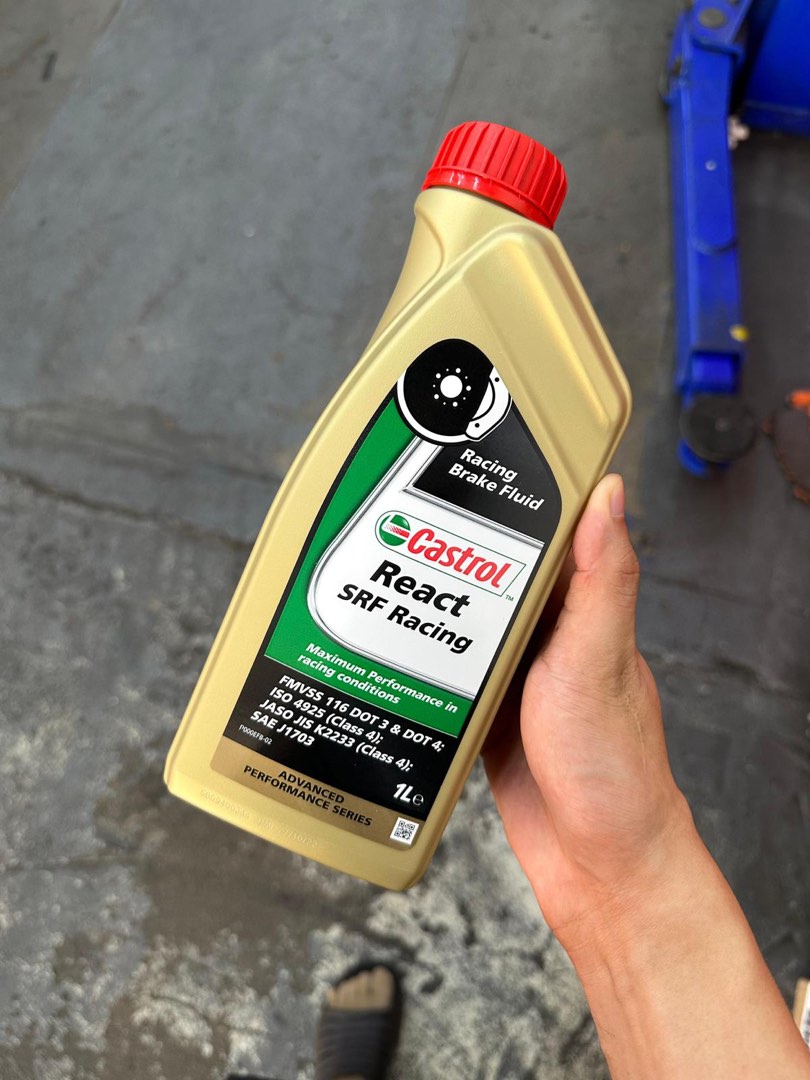Castrol React SRF Brake Fluid, Car Accessories, Accessories on Carousell