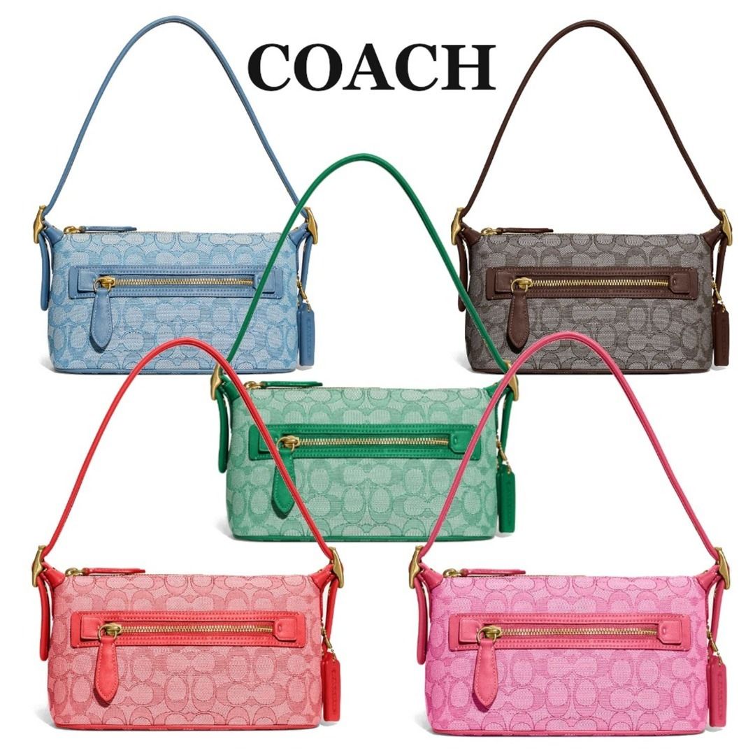 Coach Demi Bag In Signature Jacquard (Women Shoulder Bag), Women's ...