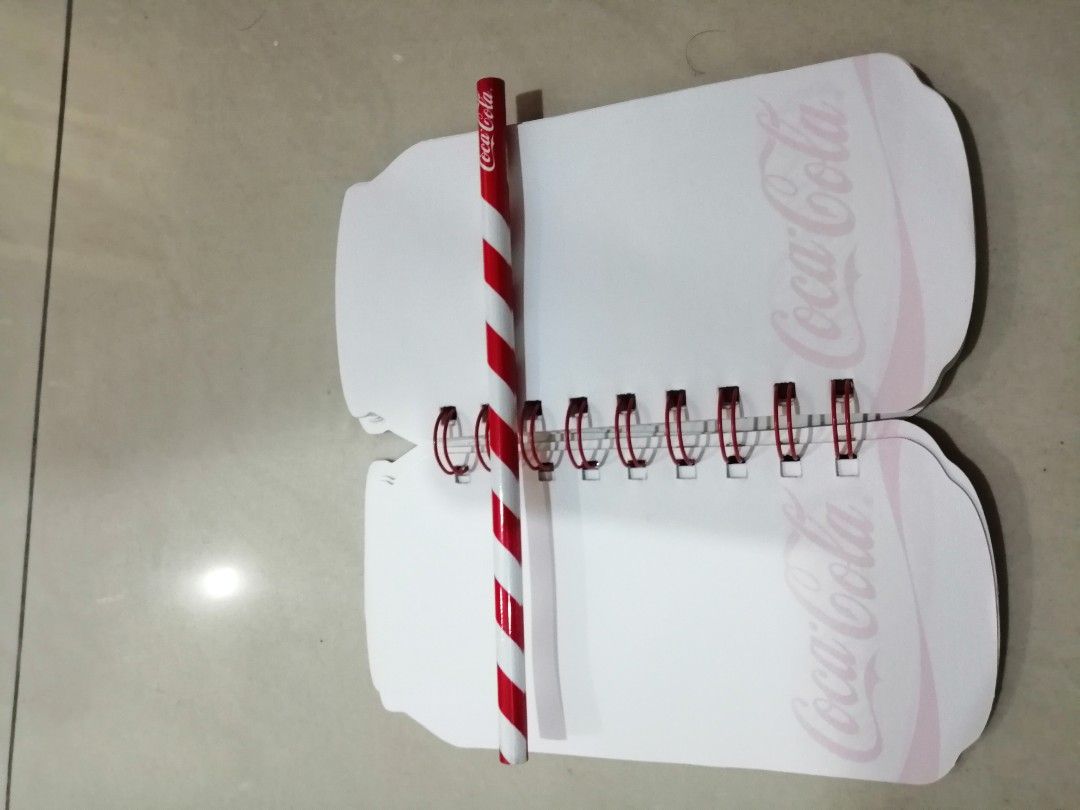 Coca Cola Coke Notebook with Pencil, Hobbies & Toys, Collectibles ...