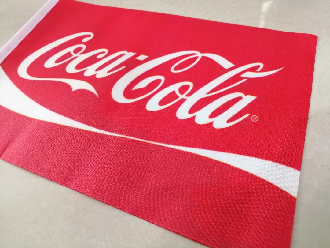 Coca Cola Coke Red Flag, Hobbies & Toys, Collectibles & Memorabilia ...