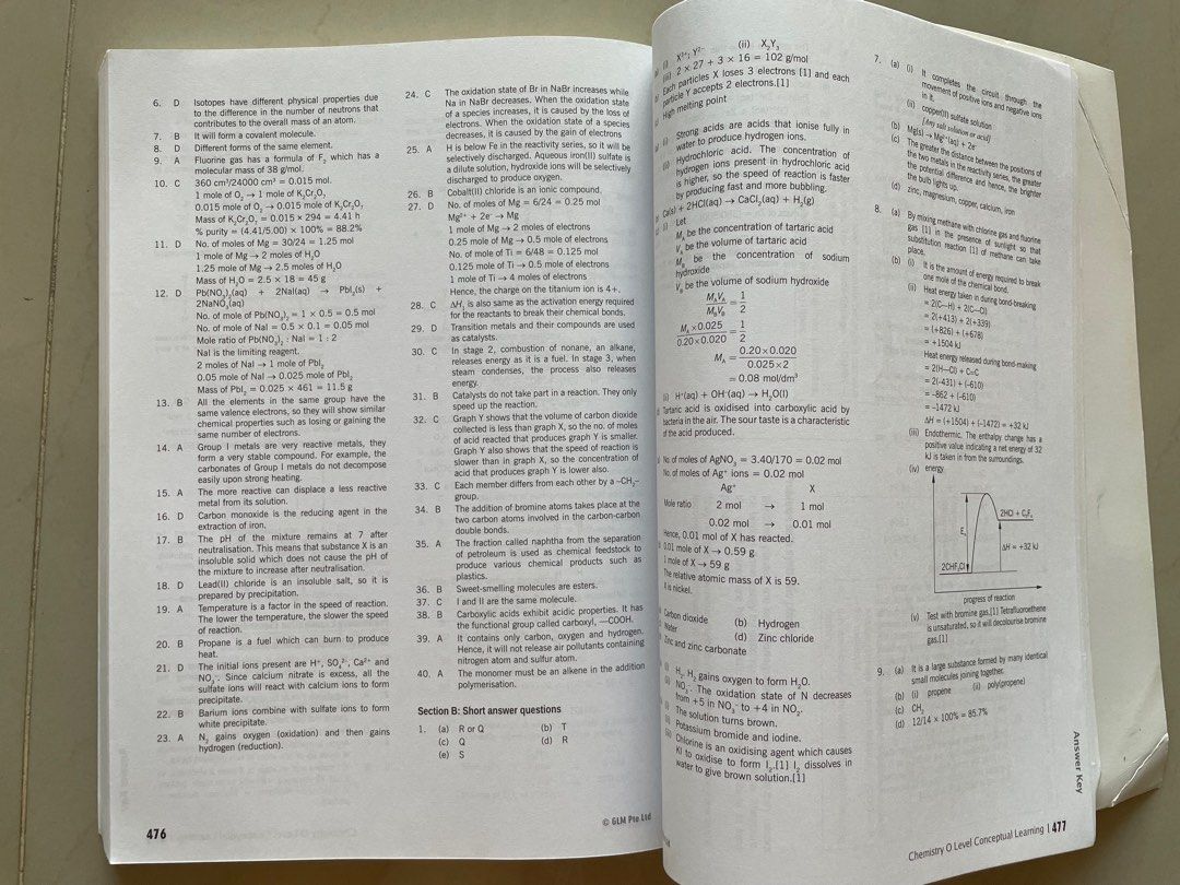 Conceptual Learning Chemistry Third Edition for O Levels by GLM ...