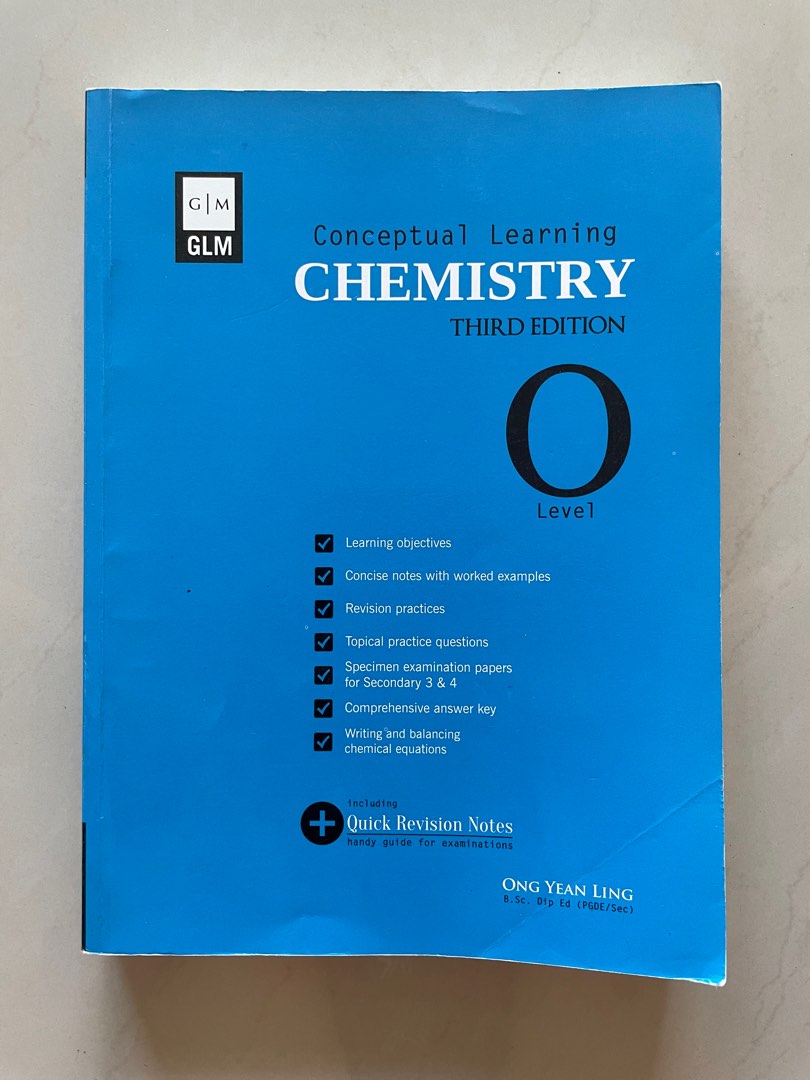 Conceptual Learning Chemistry Third Edition for O Levels by GLM ...