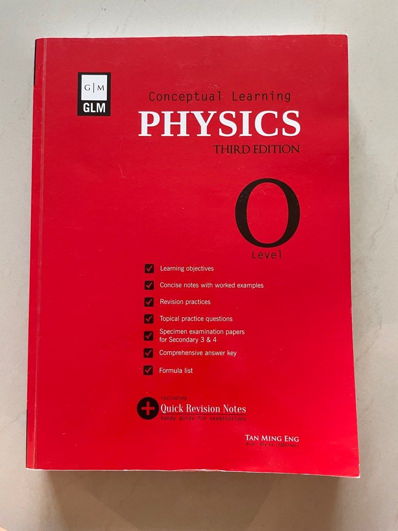 Conceptual Learning Physics Third Edition for O Levels by GLM Assessment Guide Book, Hobbies ...
