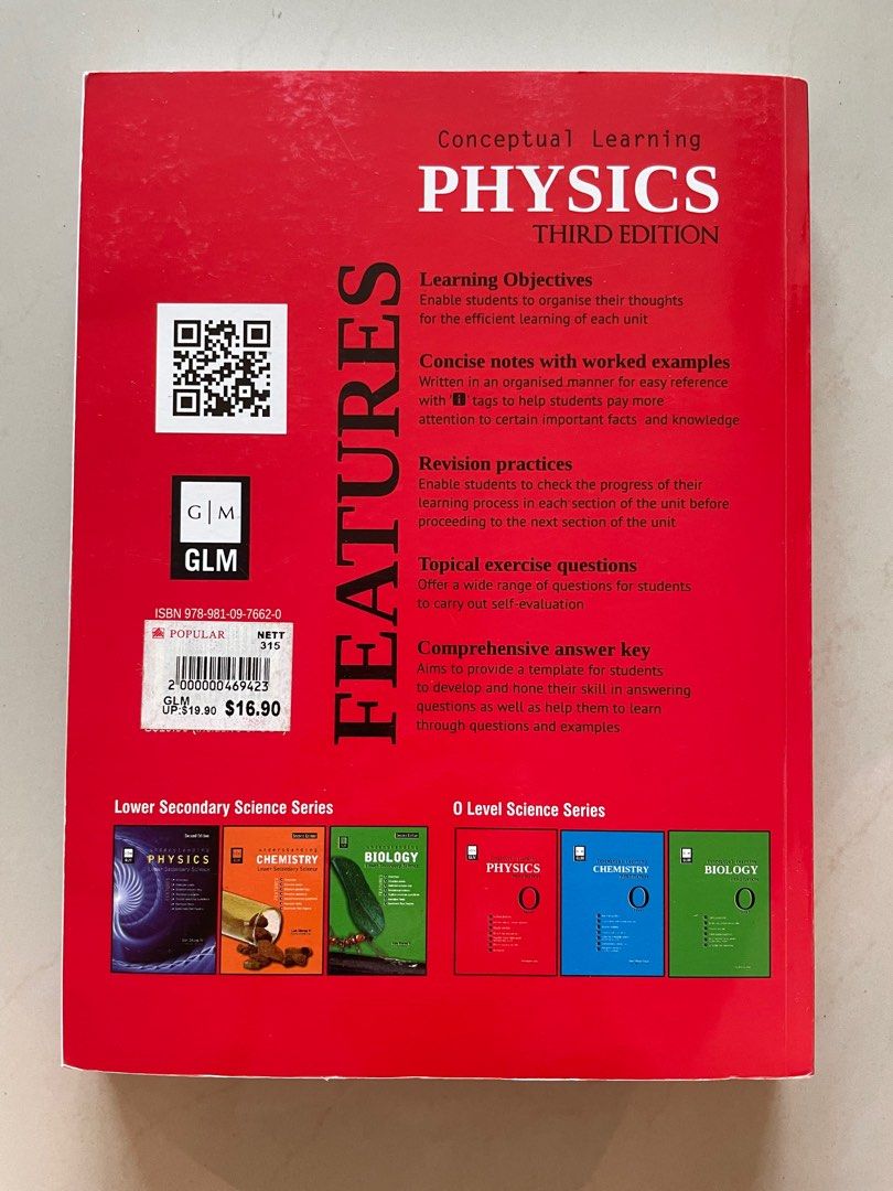 Conceptual Learning Physics Third Edition for O Levels by GLM ...