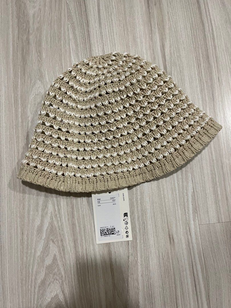 COS Crochet Bucket Hat, Women's Fashion, Watches & Accessories, Hats ...