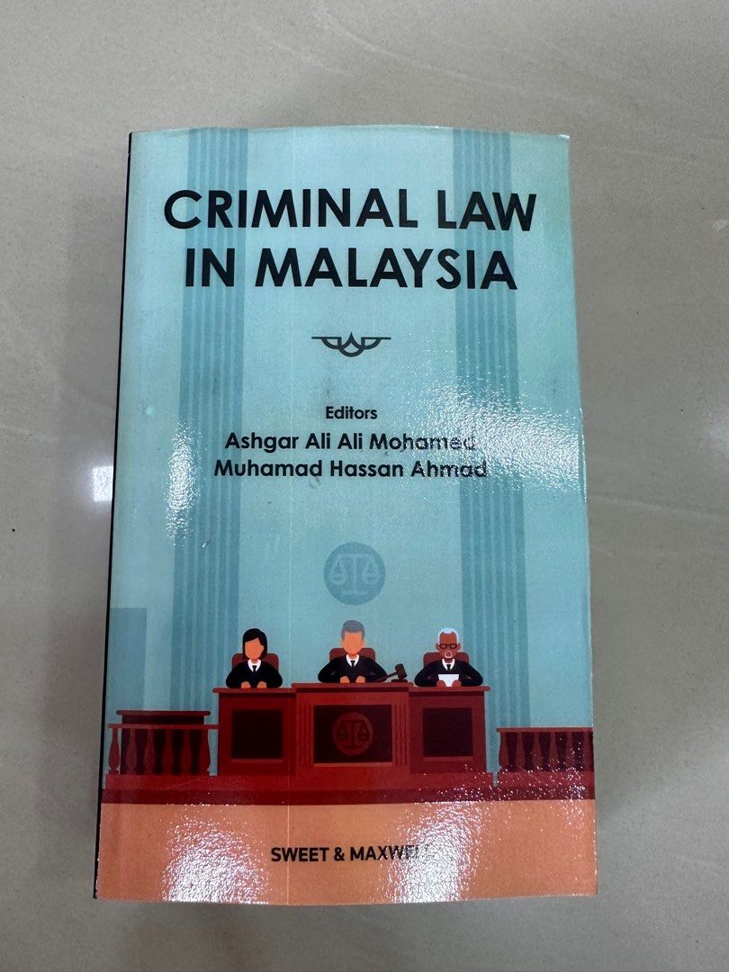 Criminal law in Malaysia by ashgar Ali, Hobbies & Toys, Books & Magazines, Textbooks on Carousell