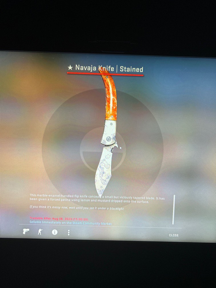 Csgo navaja stained mw, Video Gaming, Gaming Accessories, In-Game ...