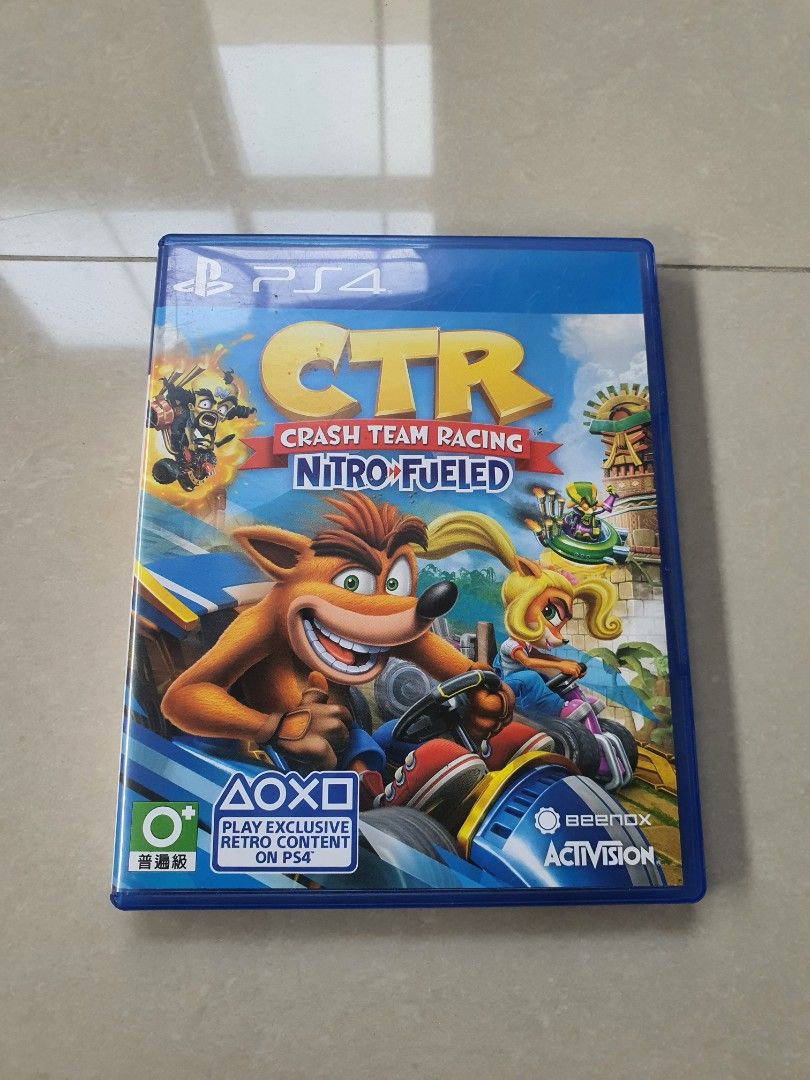 CTR PS4 Original Authentic 100% Sony Crash Team Racing Nitro Fueled ...