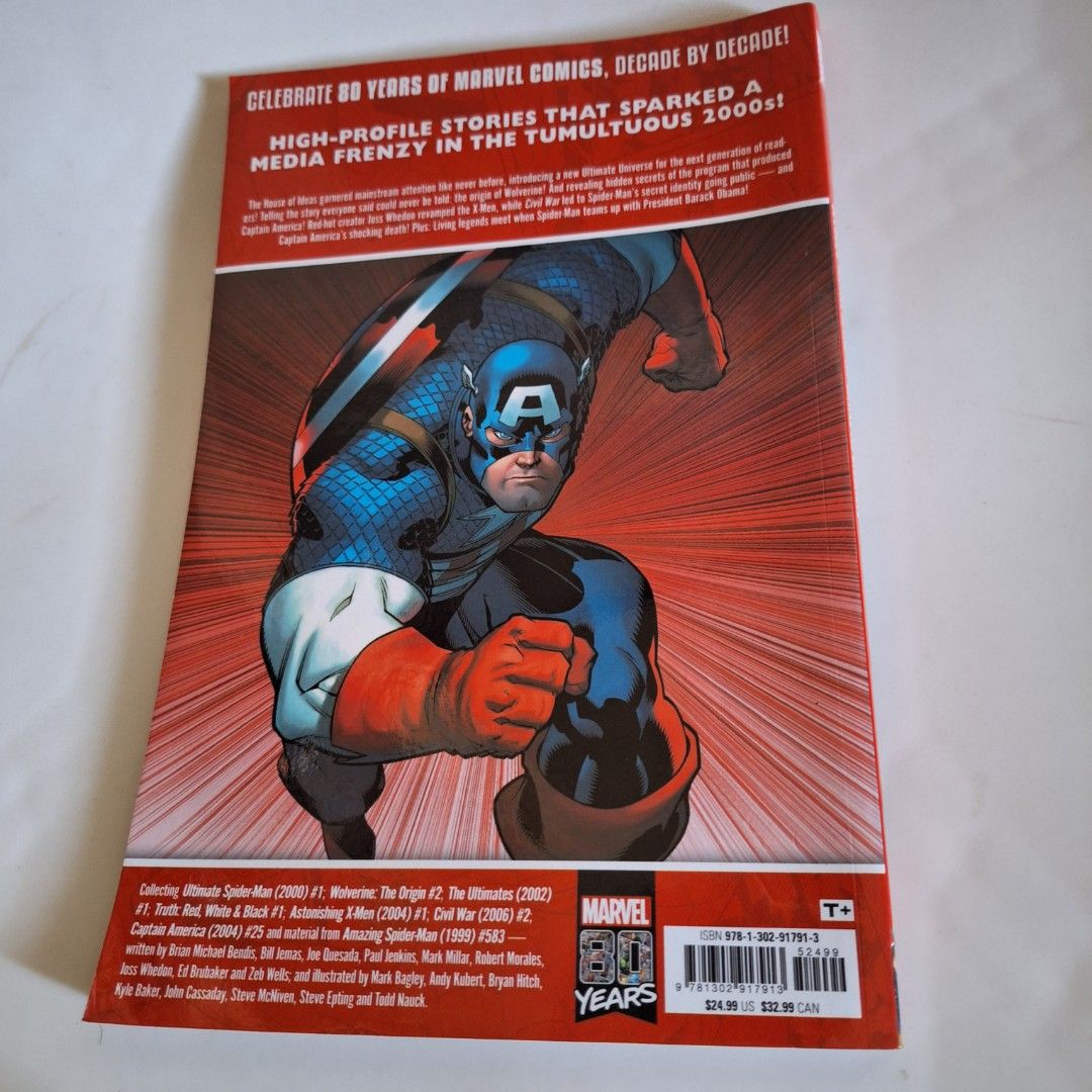 Decades Marvel in the '00s comic book, Hobbies & Toys, Books ...