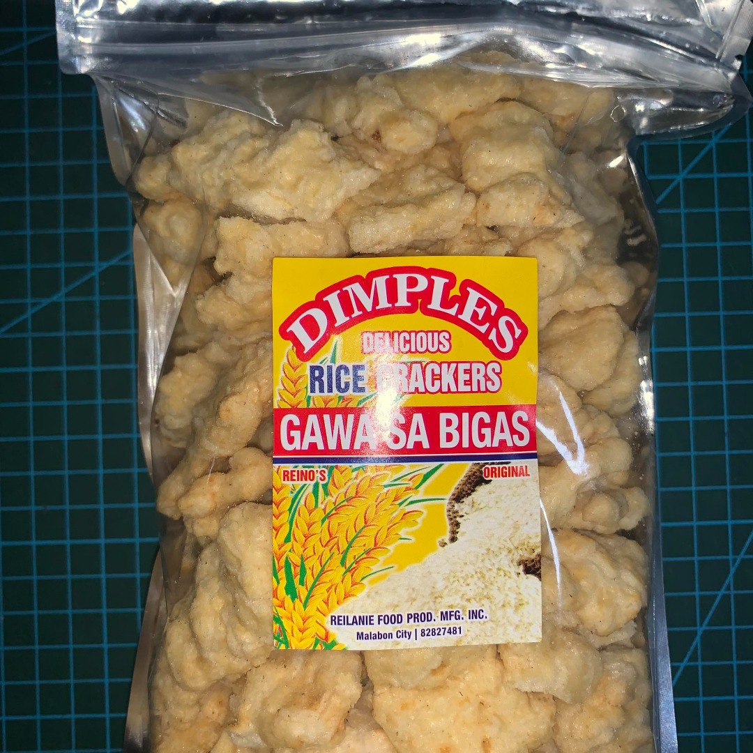 DIMPLES Delicious Rice Crackers - Gawa sa Bigas on Carousell
