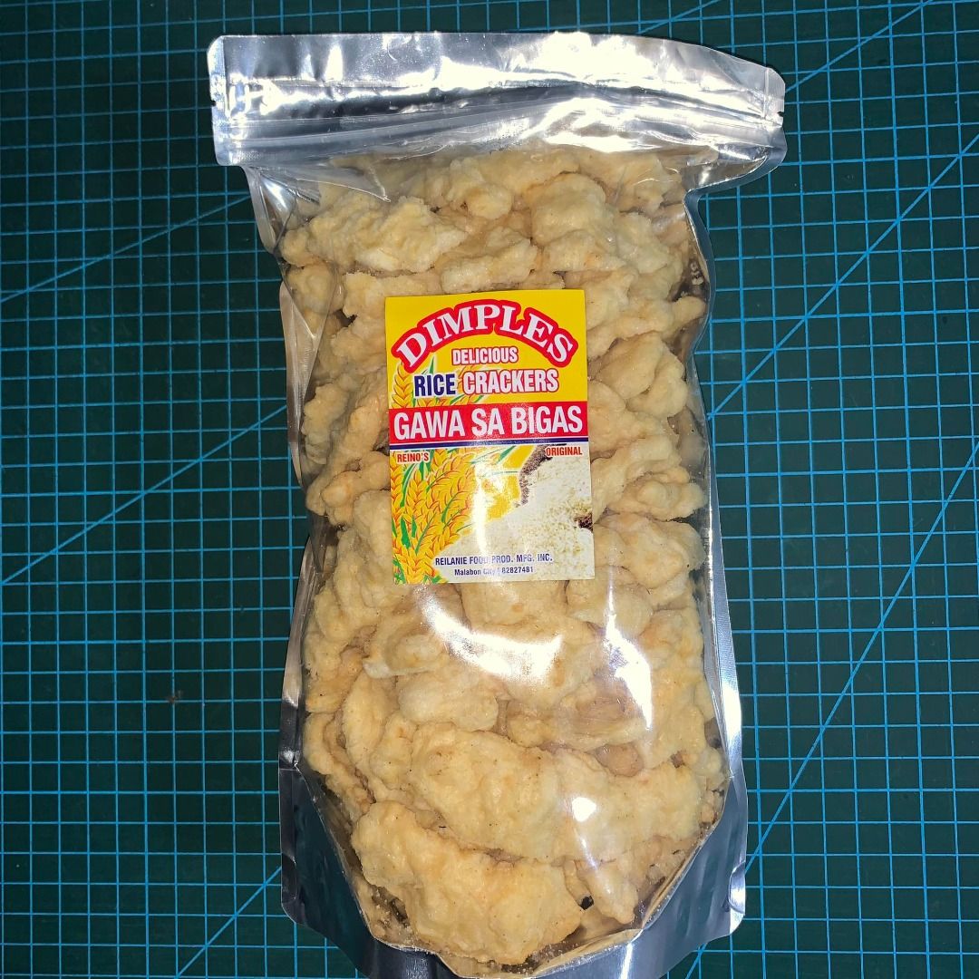 DIMPLES Delicious Rice Crackers - Gawa sa Bigas on Carousell