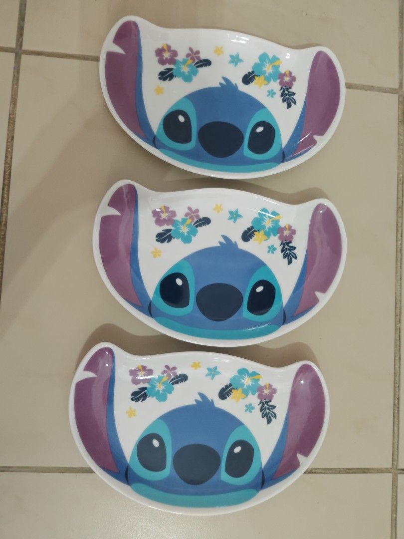 Disney Stitch clay plate, Hobbies & Toys, Collectibles & Memorabilia ...