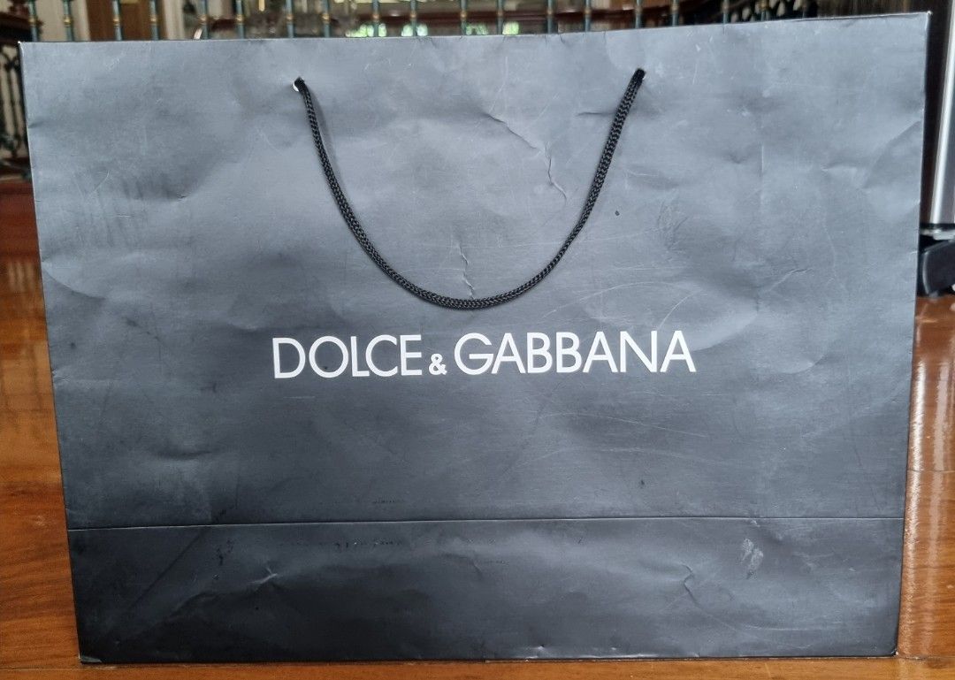 DOLCE&GABBANA PAPER BAG on Carousell