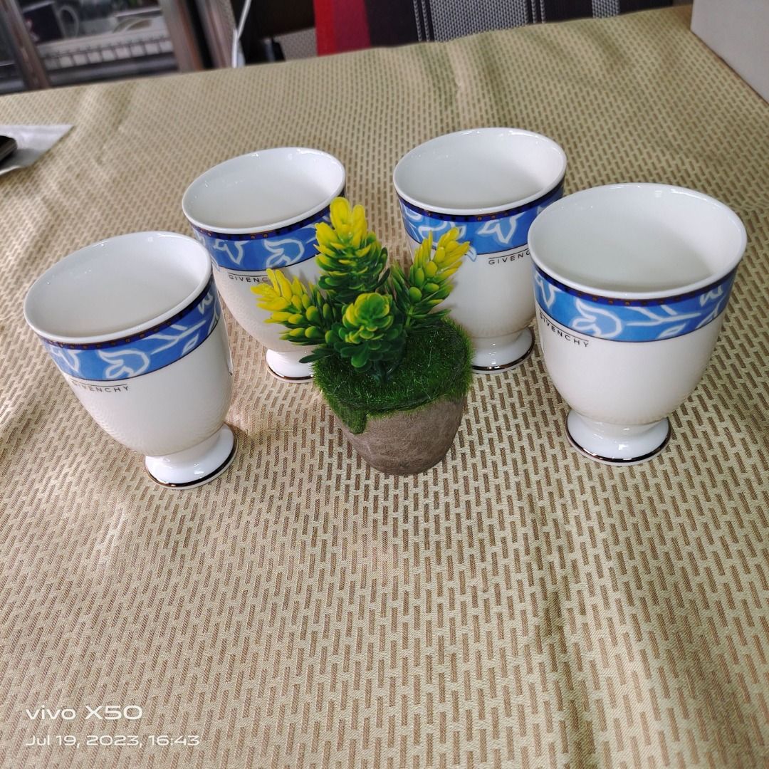 Drinkware Footed Tall Cups on Carousell