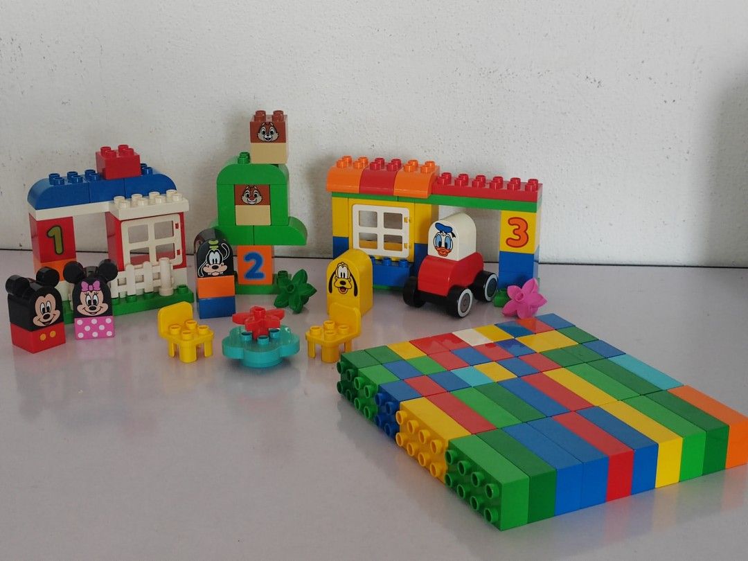 Duplo lego mickey bricks set, Hobbies & Toys, Toys & Games on Carousell