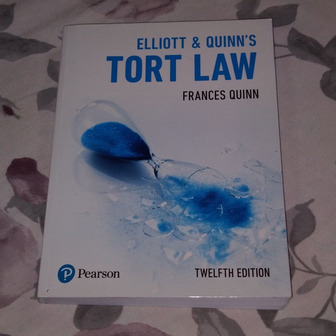 Elliot & Quinn's Tort Law Twelfth Edition (Original), Hobbies & Toys ...