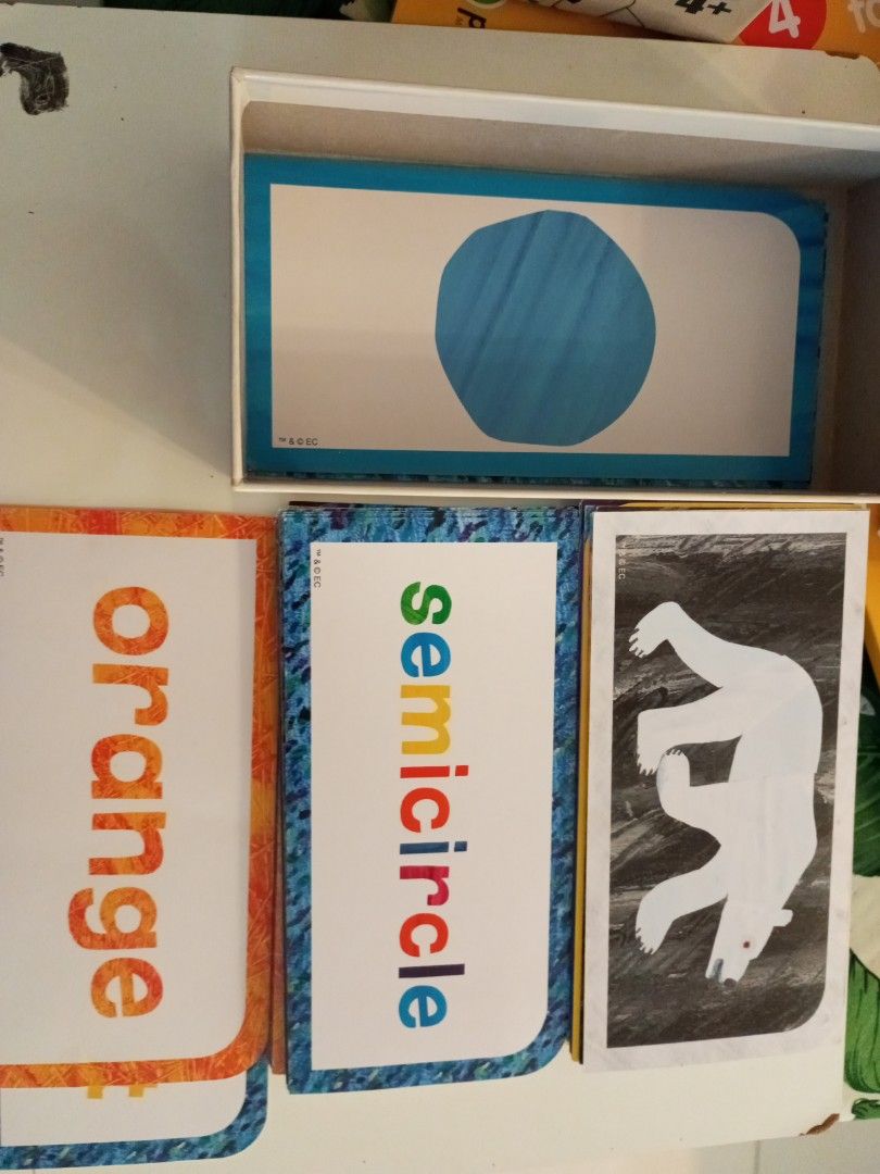 Eric Carle Flash cards 82 cards shapes colours, Babies & Kids, Infant ...