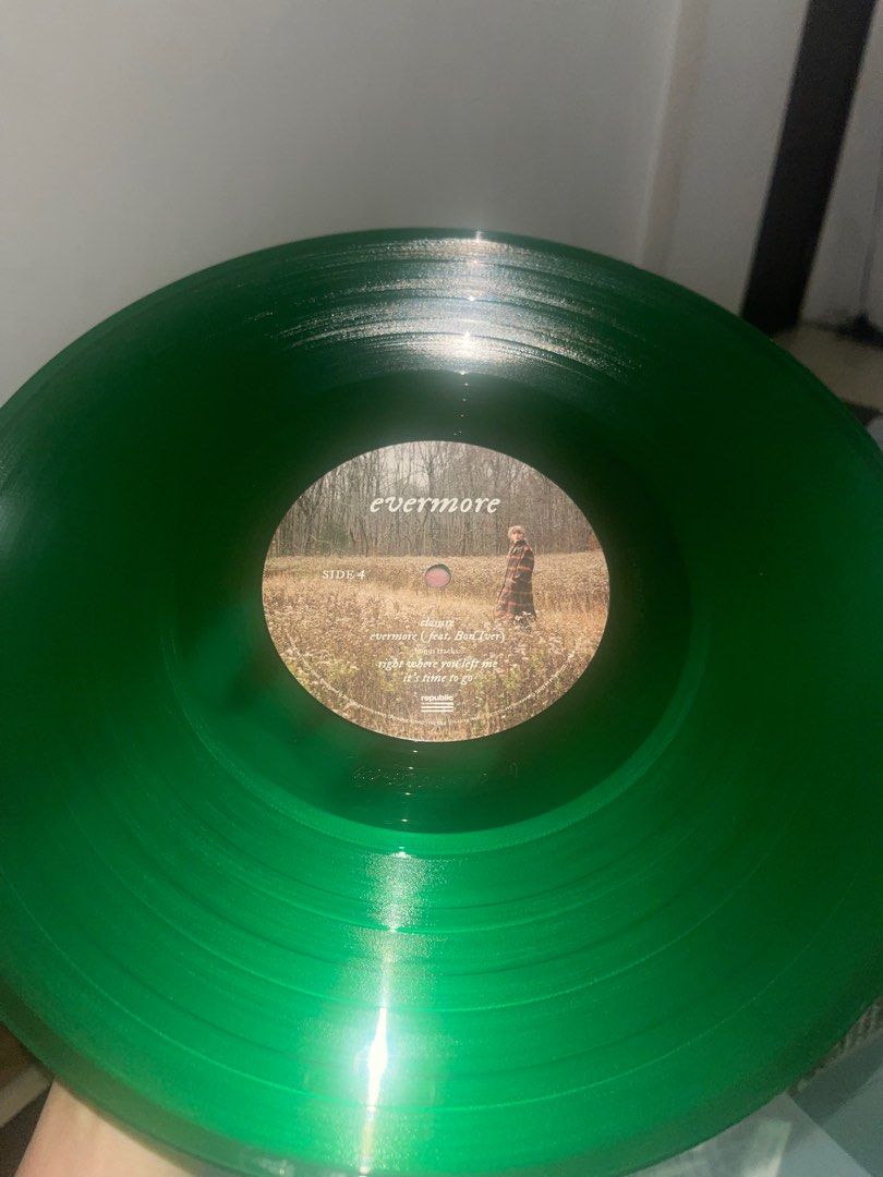 Evermore Vinyl Translucent Green on Carousell