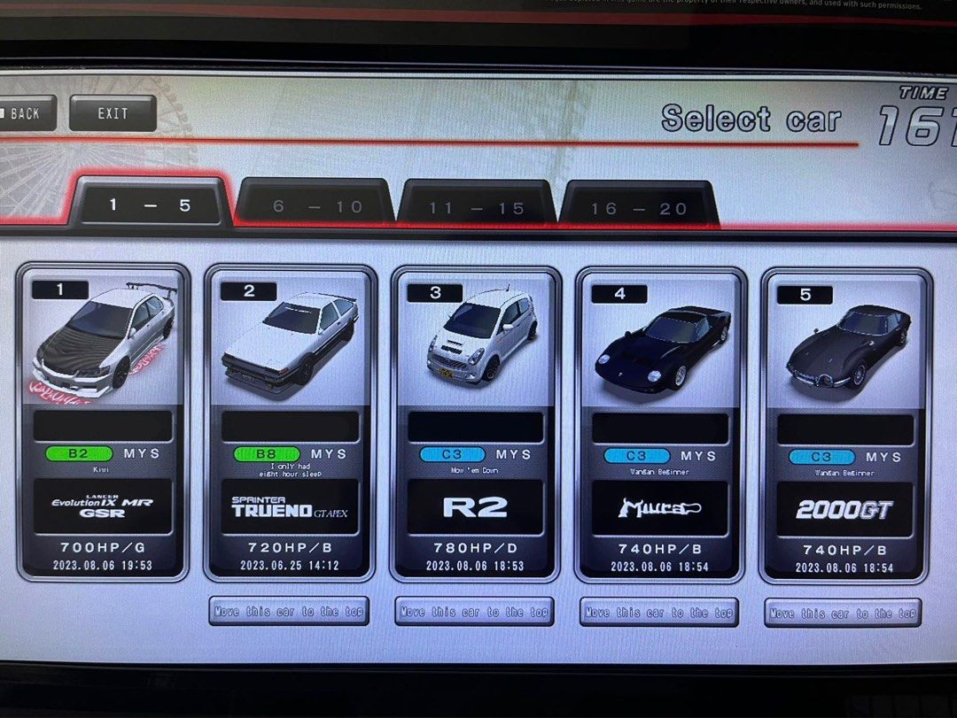 Evo9 ,Ae86, wangan midnight ,wmmt6rr, Video Gaming, Gaming Accessories ...