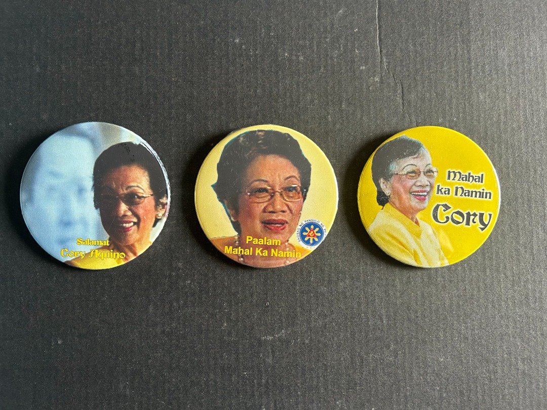 Ex Pres Cory's Souvenir Button Pins on Carousell