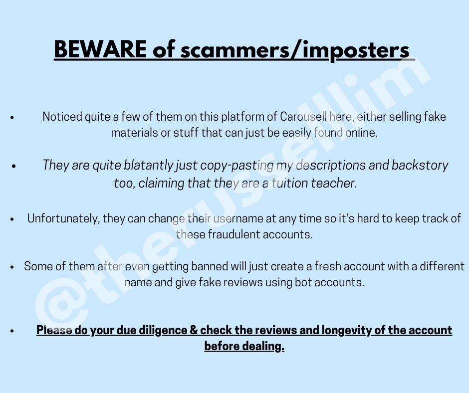 FAQ (Frequently Asked Questions) & Beware of Imposters/Scammers ...