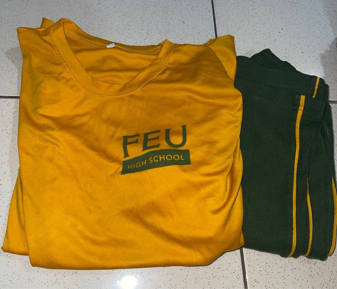 FEU SHS PE uniform (Preloved) on Carousell FEU SHS PE uniform (Preloved) on Carousell