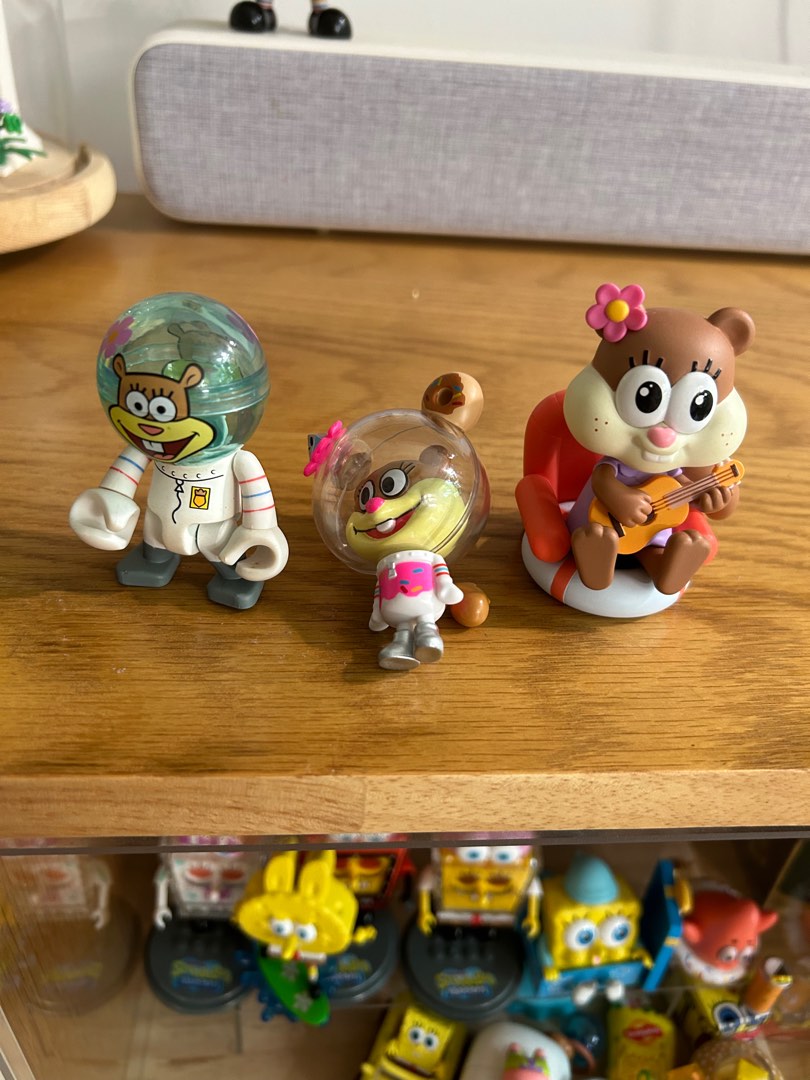 Figurines POPMART SANDY SPONGEBOB, Hobbies & Toys, Toys & Games on ...