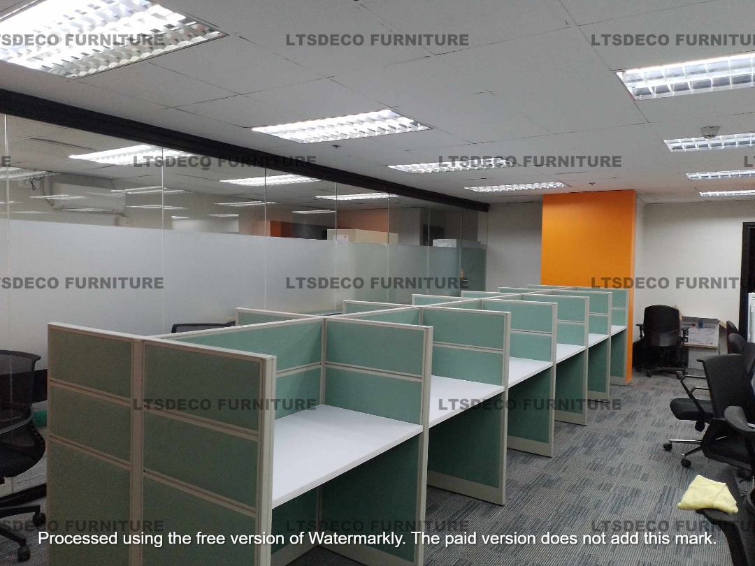 full fabric cubicle office partition on Carousell