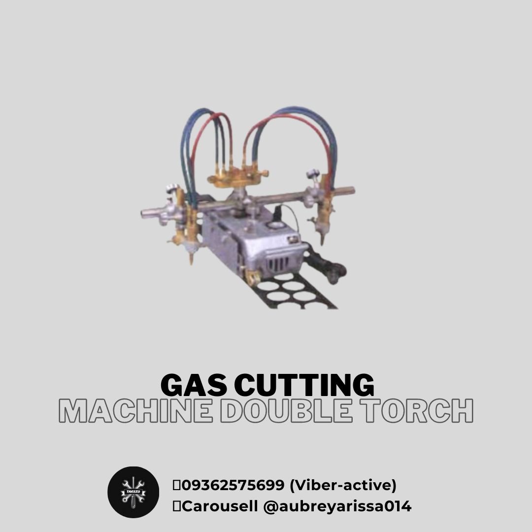 GAS CUTTING MACHINE DOUBLE TORCH on Carousell