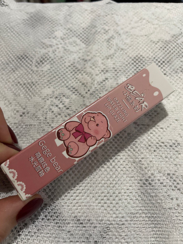 Gege Bear Lip Glaze, Beauty & Personal Care, Face, Makeup on Carousell