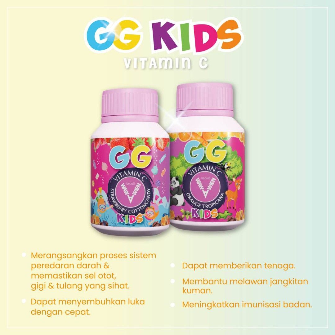 GGKIDS VITAMIN C, Health & Nutrition, Health Supplements, Vitamins & Supplements on Carousell