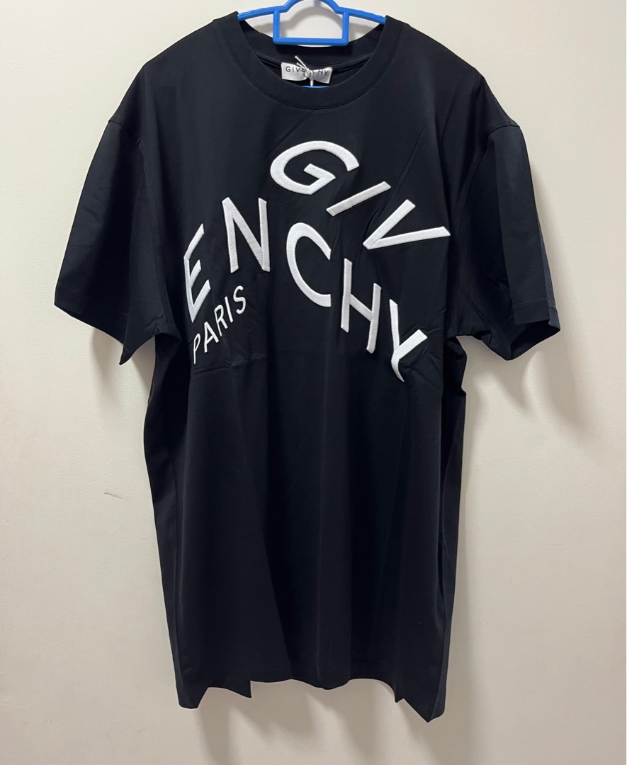 Givenchy refracted embroidered logo tshirts, Men's Fashion, Tops & Sets, Tshirts & Polo Shirts ...