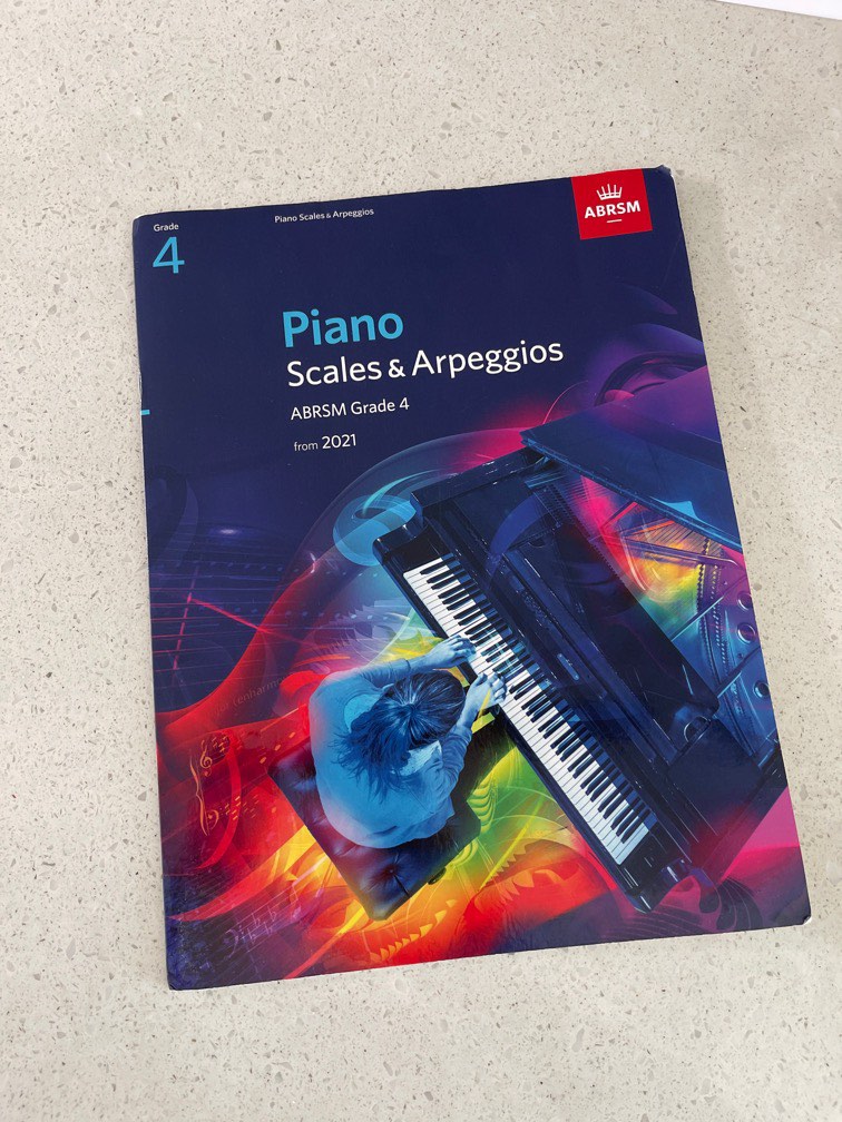 Grade 4 ABRSM Piano Scales & Arpeggios Book, Hobbies & Toys, Music ...