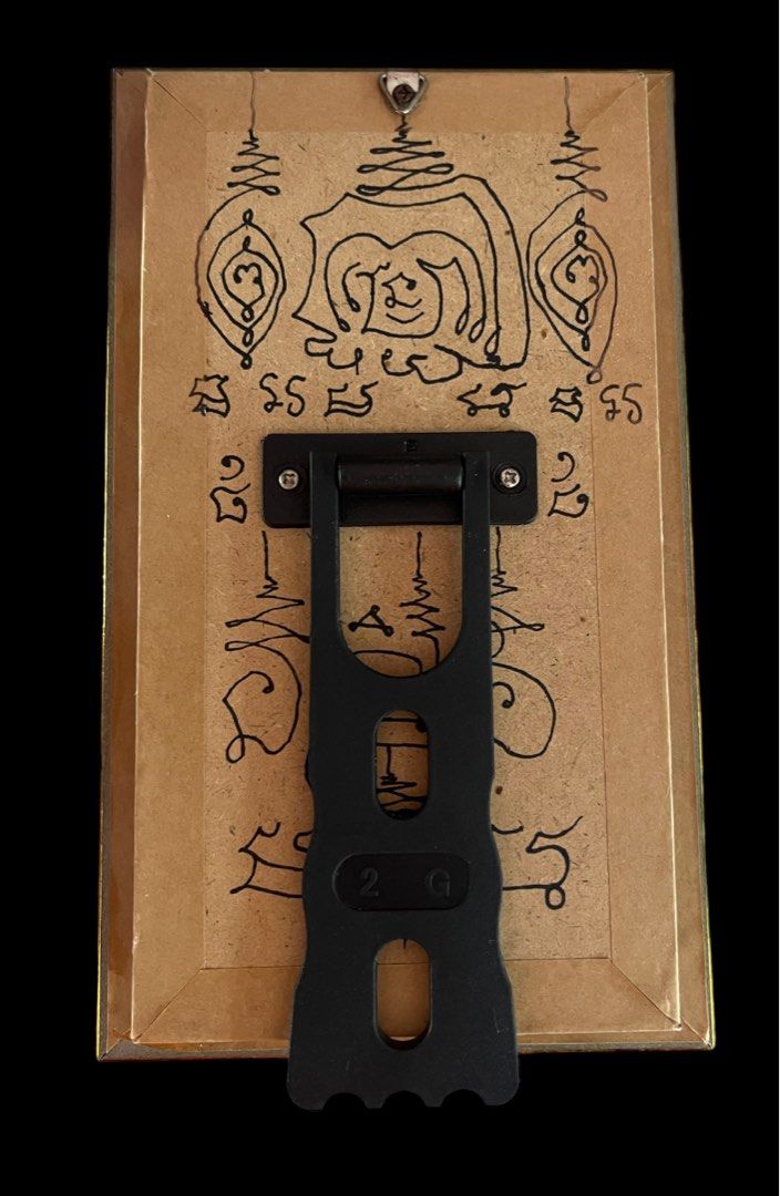 Hand Written Yant Phra Leela lp Nian Lp Winai Aj Bunmi Aj Dhe Wat ...