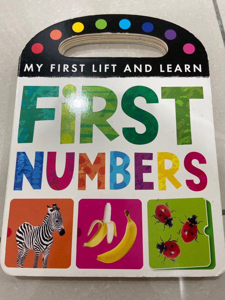 Hard cover my first lift and learn first numbers, Hobbies & Toys, Books ...