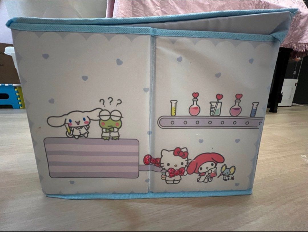 Hello kitty Sanrio characters storage box, Furniture & Home Living ...
