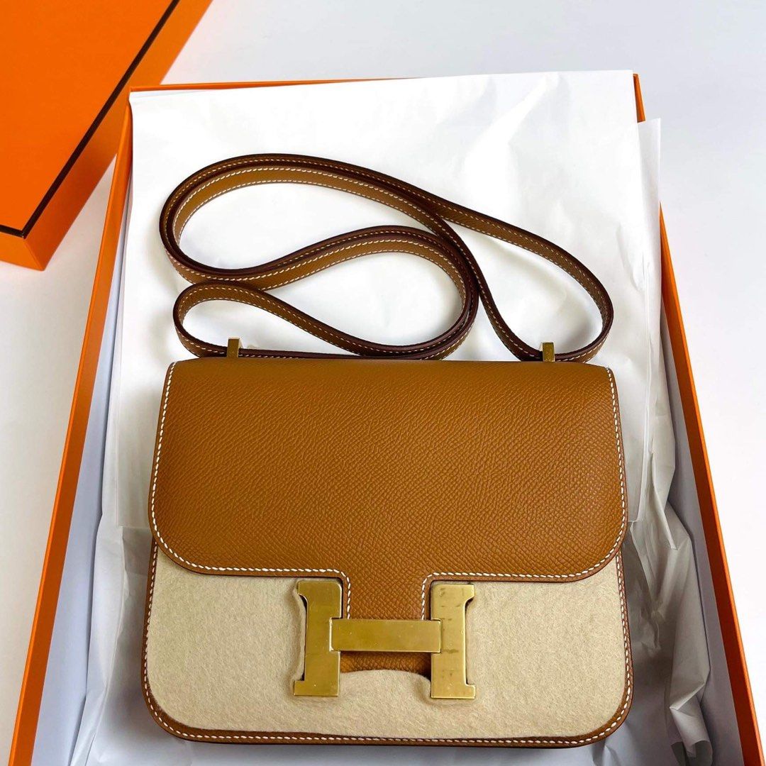 Hermes Constance 18 Gold ghw BNIB, Luxury, Bags & Wallets on Carousell