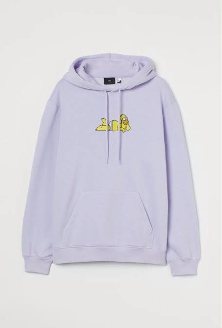 H&M - XS Mens Size The Simpsons Hoodie on Carousell