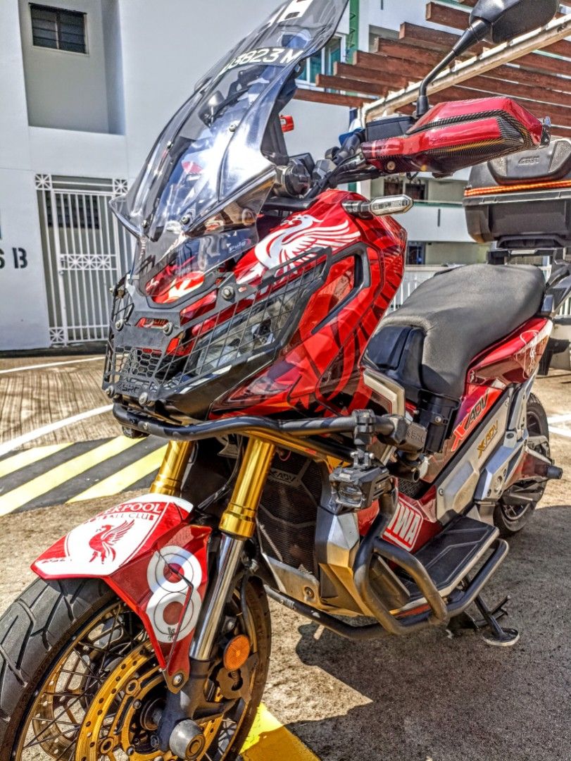 Honda X-ADV 750 Decal Kit Installation, Motorcycles, Motorcycle ...