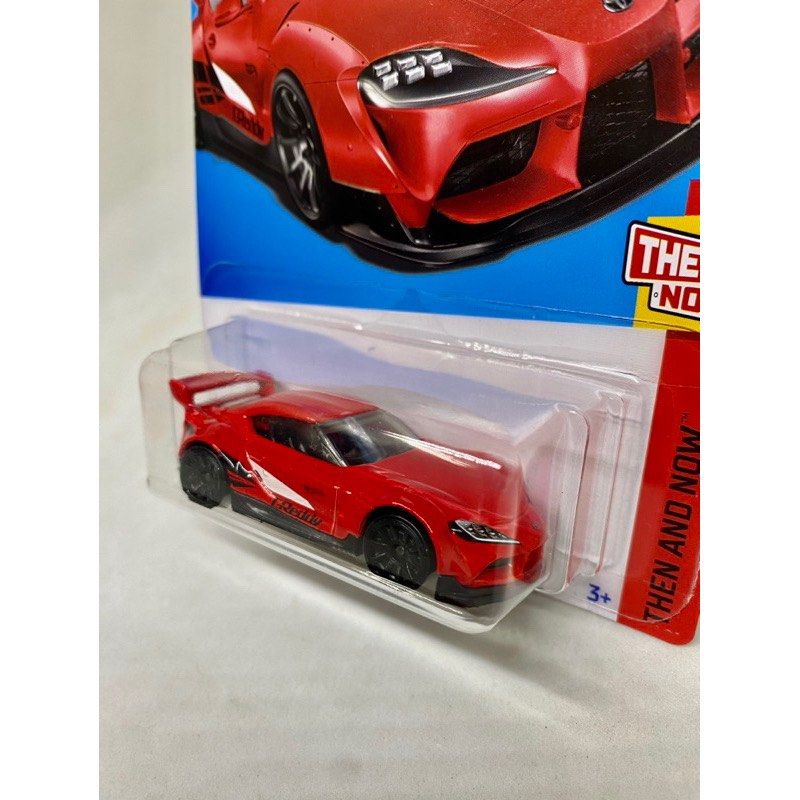 Hot Wheels 20 TOYOTA GR SUPRA Red Racing Sports 64 Diecast Car [7cm x 2 ...