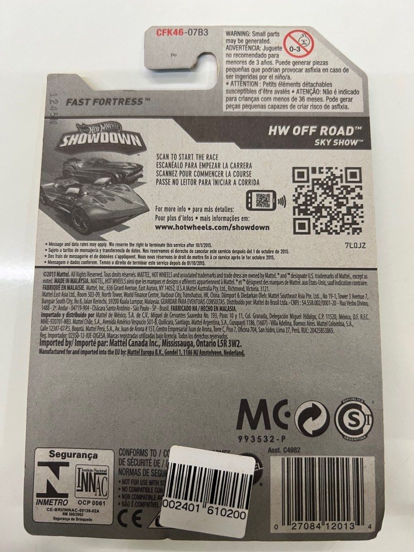 Hotwheels 2013 Off-Road Fast Fortress (Blue), Hobbies & Toys, Toys ...