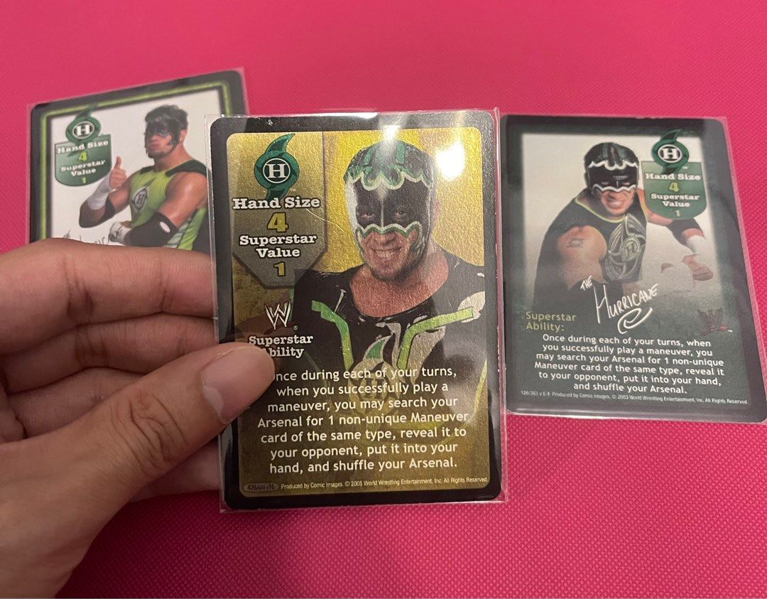 Hurricane face cards WWF WWE RAW DEAL, Hobbies & Toys, Toys & Games on ...