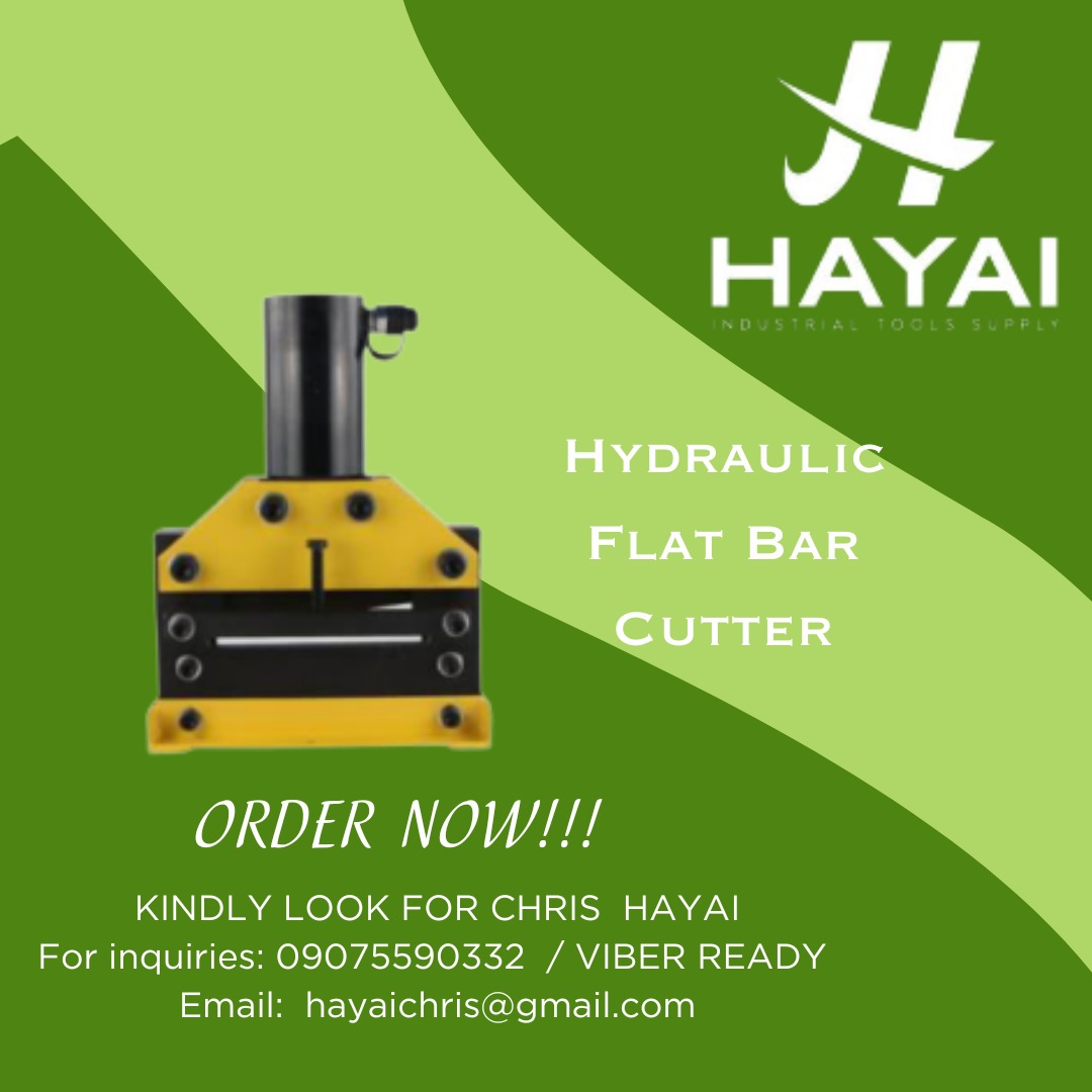 Hydraulic Flat Bar Cutter, Commercial & Industrial, Construction Tools ...