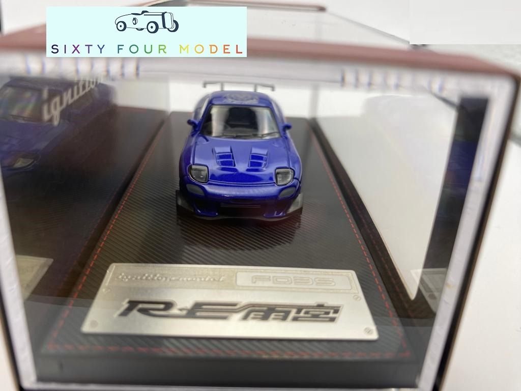Ignition Model 1/64 Mazda RX-7 (FD3S) RE Amemiya Blue Metallic, Hobbies & Toys, Toys & Games on ...