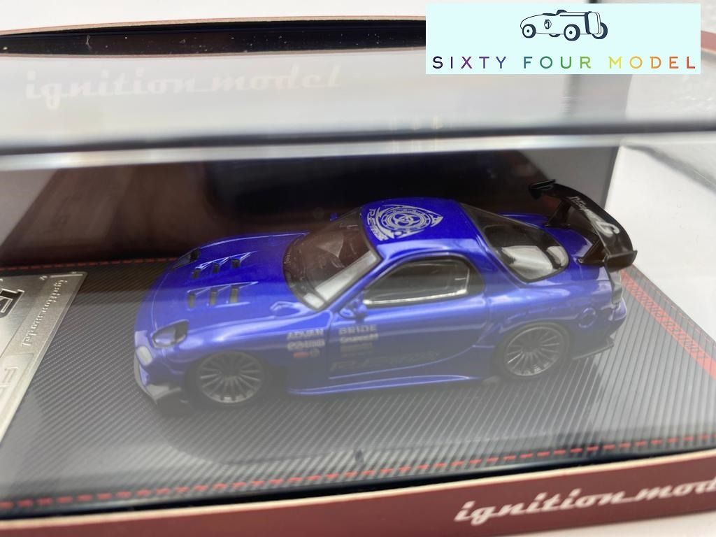 Ignition Model 1/64 Mazda RX-7 (FD3S) RE Amemiya Blue Metallic, Hobbies & Toys, Toys & Games on ...