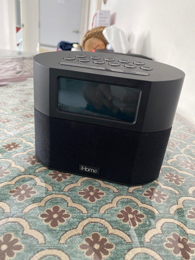 iHome iBT231 Bluetooth FM Clock Radio with Dual USB Charging, Furniture ...