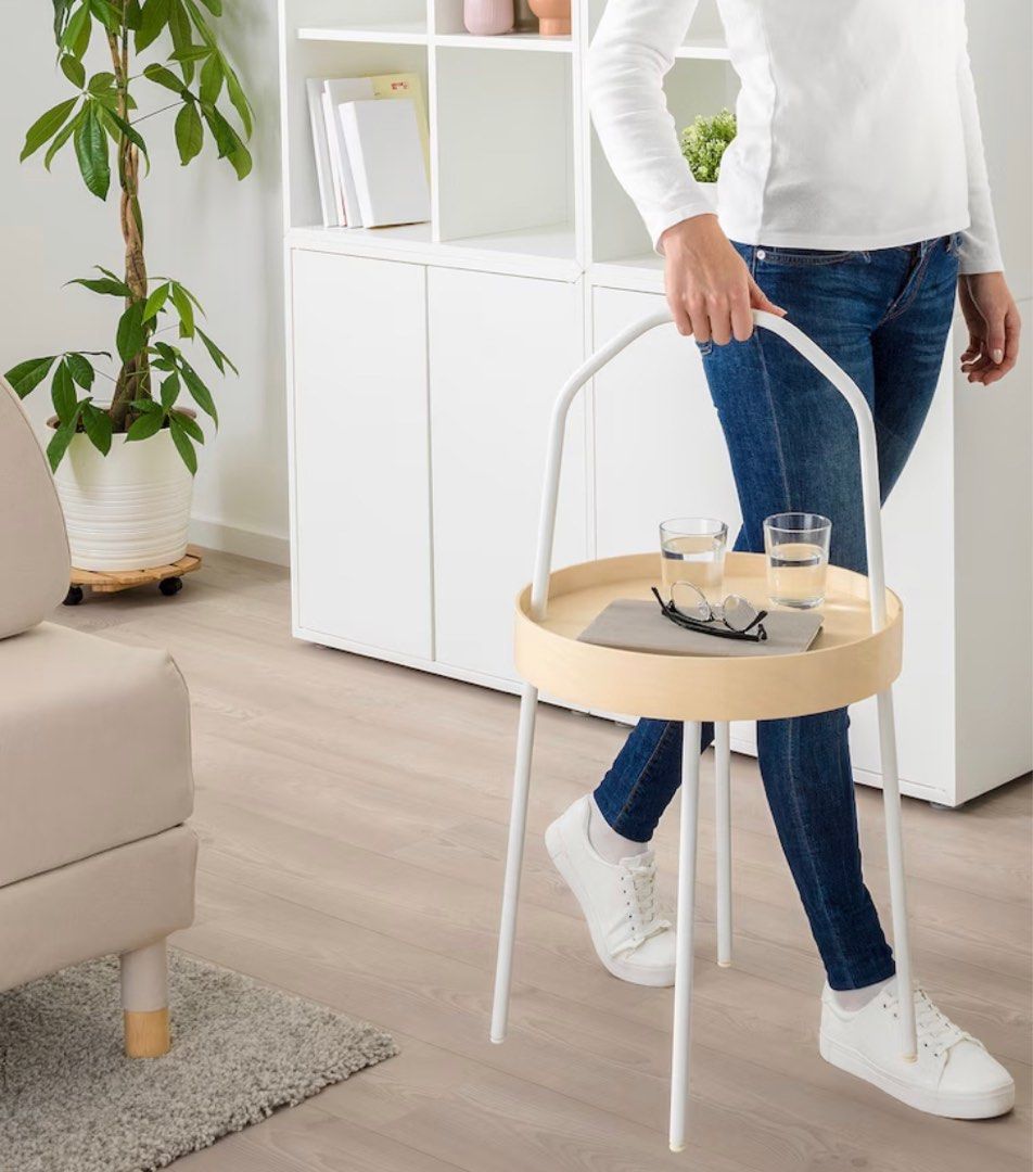Ikea Burvik side table, Furniture & Home Living, Furniture, Tables ...