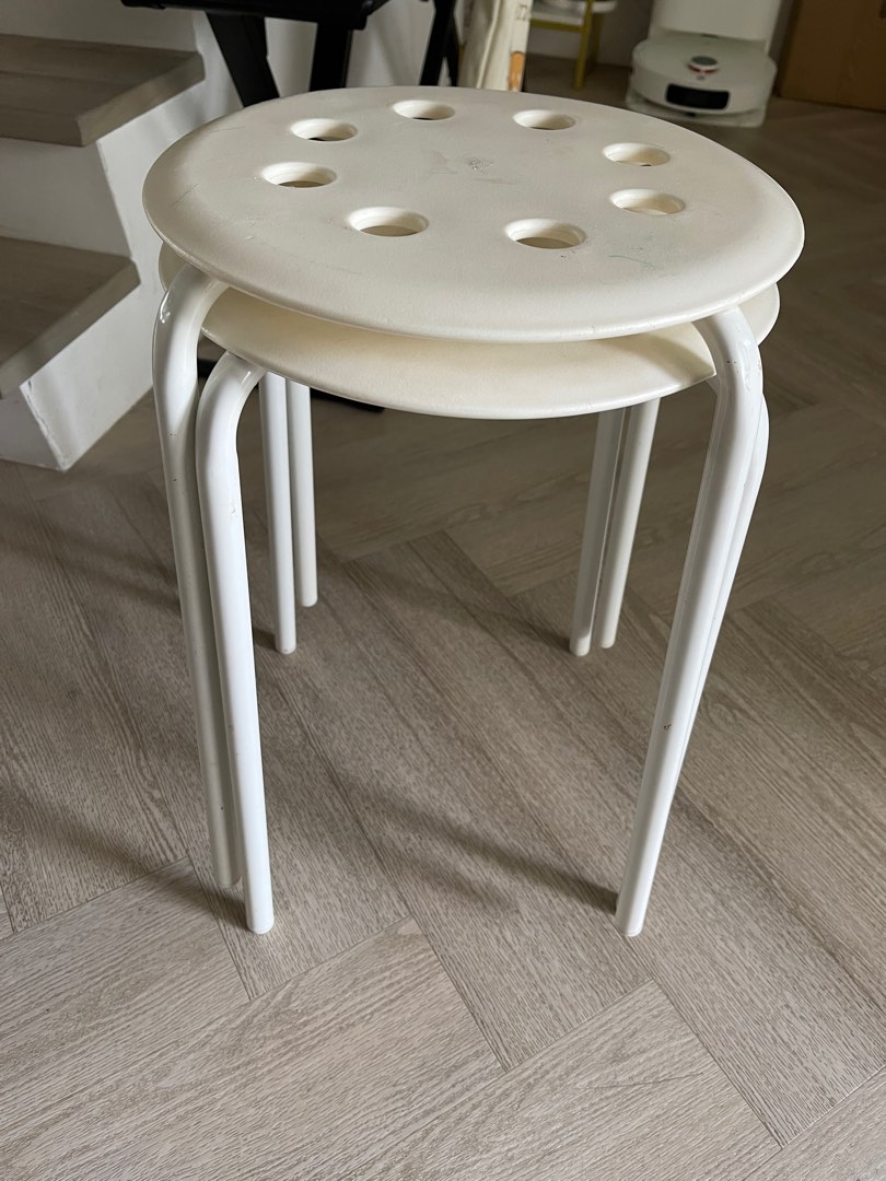 IKEA Stools, Furniture & Home Living, Furniture, Chairs on Carousell