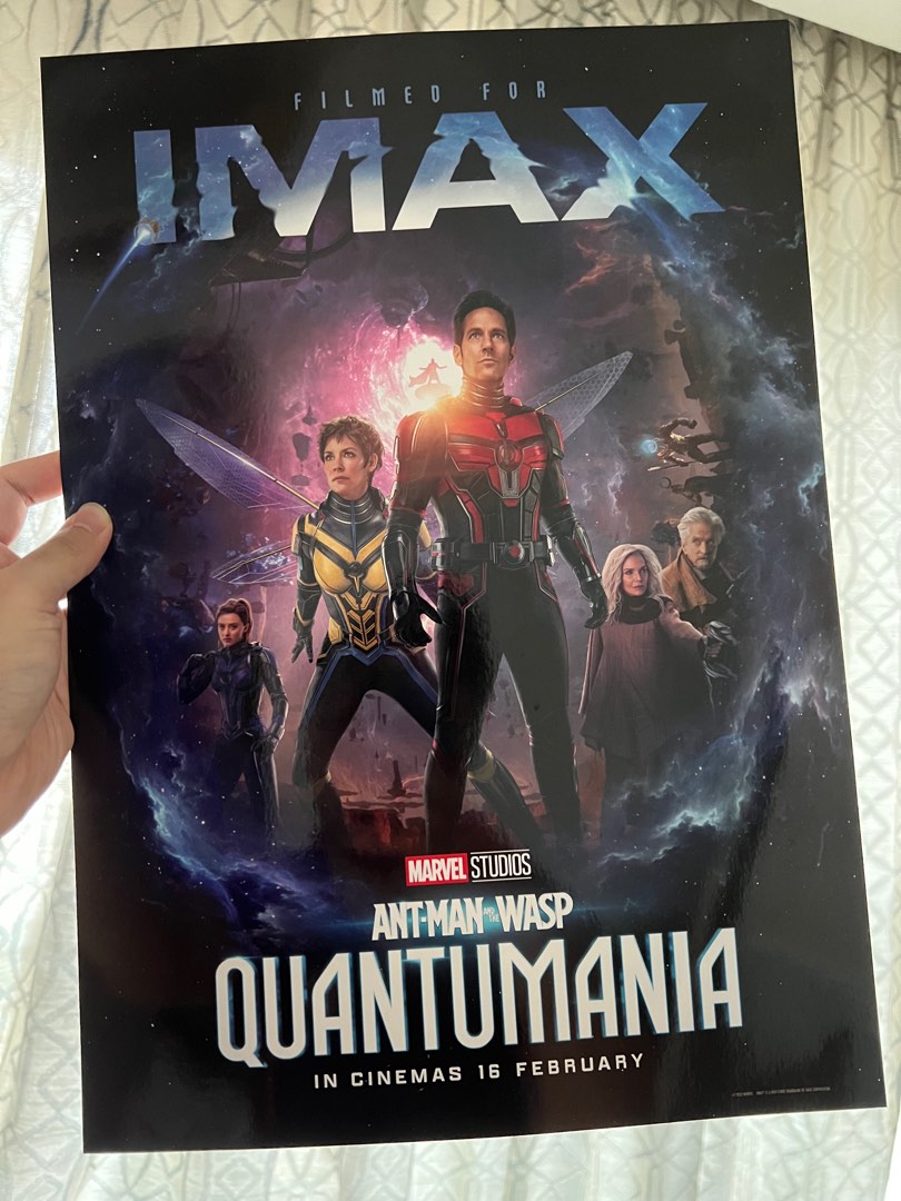 IMAX Poster - Ant-Man and the Wasp: Quantumania, Hobbies & Toys ...