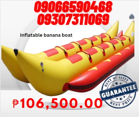 inflatable banana boat with double tubes 10 persons capacity on Carousell inflatable banana boat with double tubes 10 persons capacity on Carousell